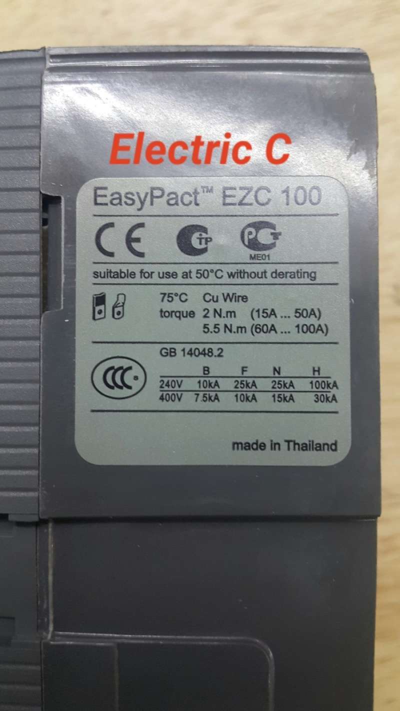 Promo Schneider Electric / Merlin Gerin / MCCB EZC 100 F / NFB 3phase ...