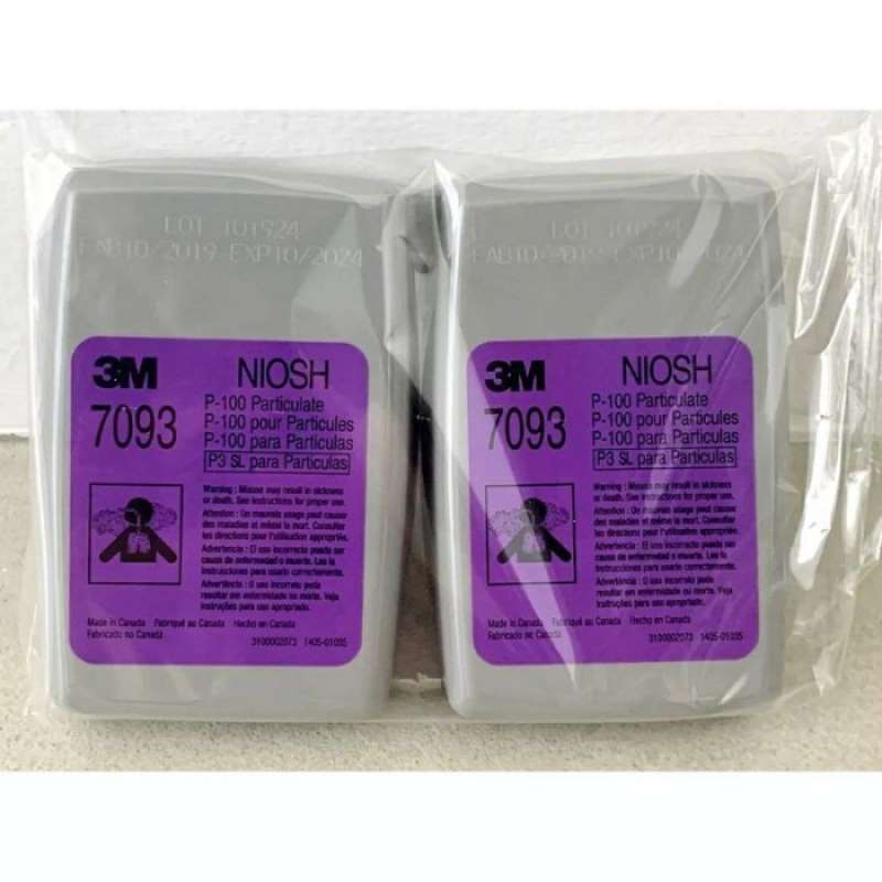 Jual 3m 6800 + 7093 P100 Original Masker Respirator Full Face Filter ...