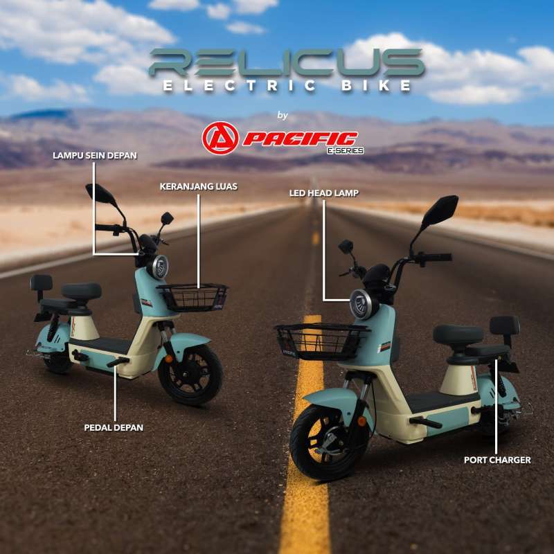 Jual Sepeda Listrik Pacific Relicus Ebike Di Seller Pacific Official Store - Kelapa Dua, Kab ...