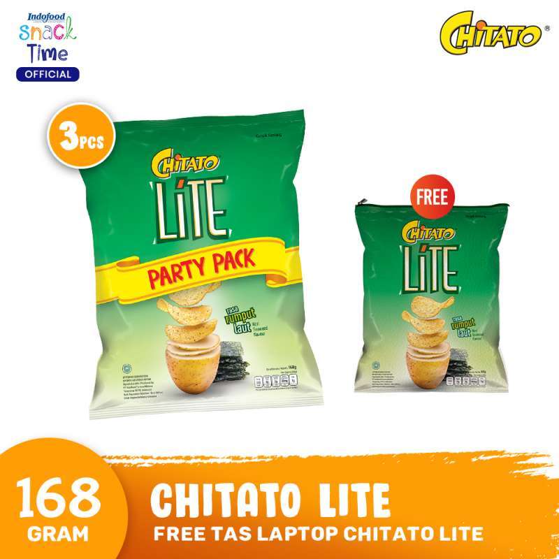 Promo Chitato Lite Rumput Laut 168 Gr - Free Tas Laptop Chitato Lite ...