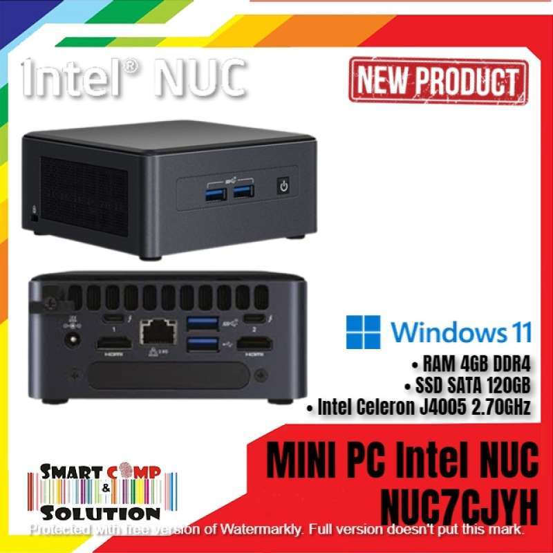 Jual Komputer Mini Pc Intel Nuc Nuc Cjyh Ram Gb Ssd Gb Windows Di Seller Smart Comp