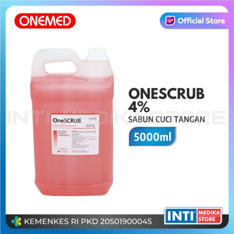Jual Onemed - Onescrub 4% 5 Liter | Hand Scrub Refill | Sabun Cuci ...