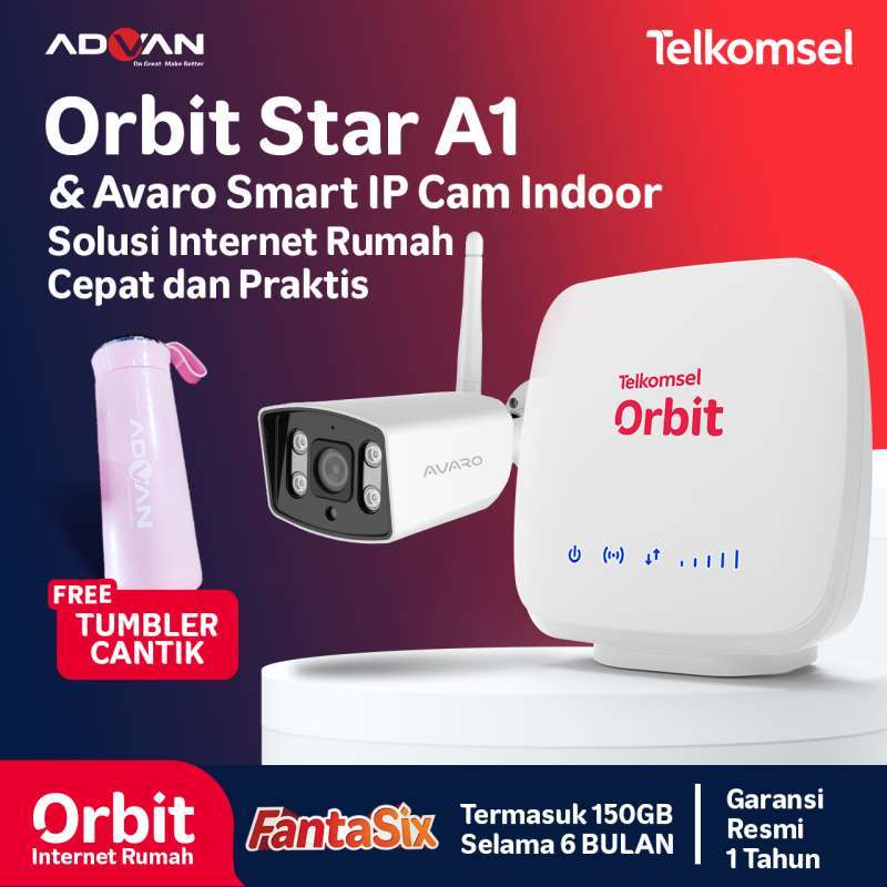 Promo Telkomsel Orbit Star A1 & Avaro Smart CCTV Outdoor FREE TUMBLER ... Promo Telkomsel Orbit Star A1 & Avaro Smart CCTV Outdoor FREE TUMBLER ...