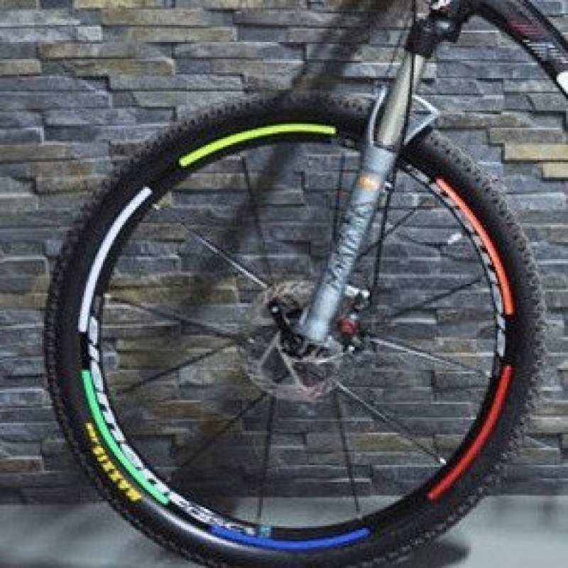 Jual Stiker Roda Sepeda Bicycle Wheel Rim Rims Velg Reflective Sticker ...
