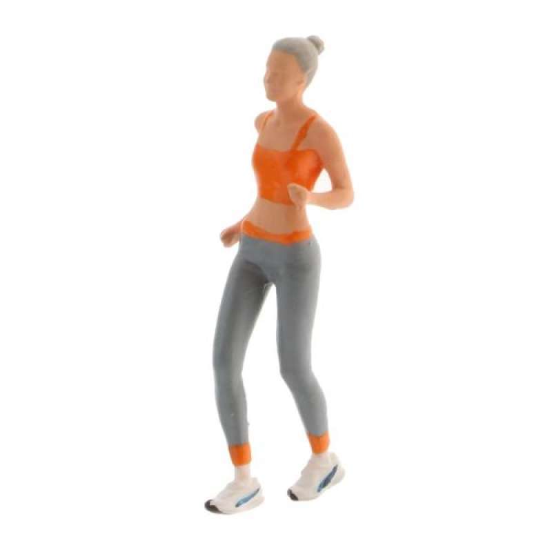 Promo 1:64 Street Sports Scenario Tiny Runner Figure Building Layout ...