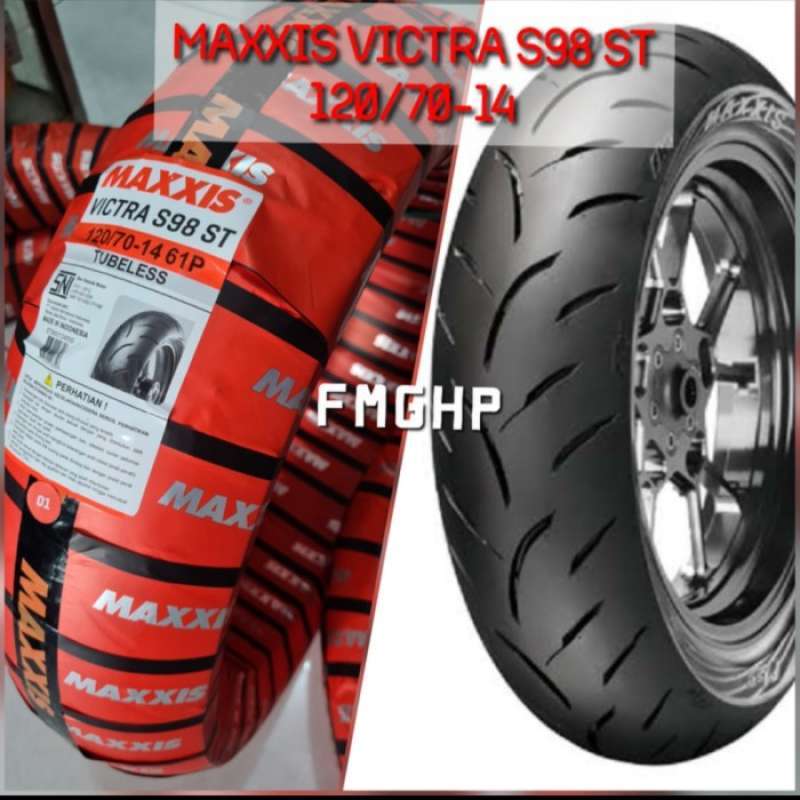 Jual Ban Luar Maxxis 120/70-14 , 120 70 14 Victra S 98 St Ban Depan ...