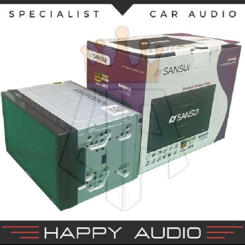 Jual New Head Unit Double Din Sansui Deckless Sa 5201 Mirror Link ...