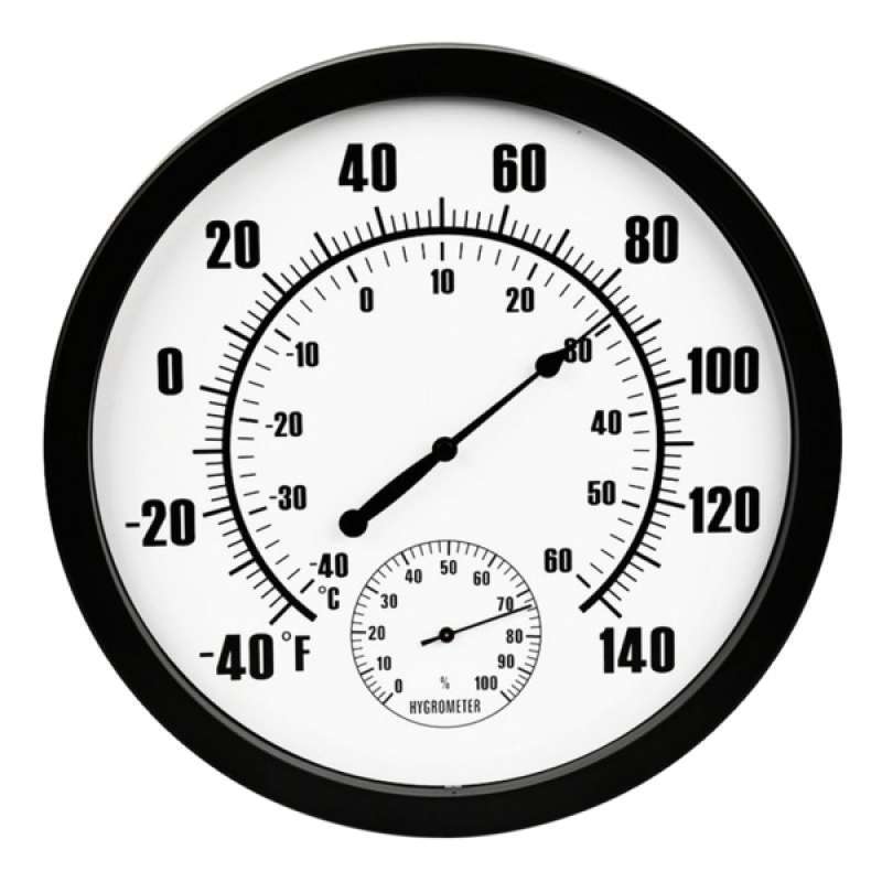 Promo Indoor Temperature Humidity Tester Analog Display Thermometer ...