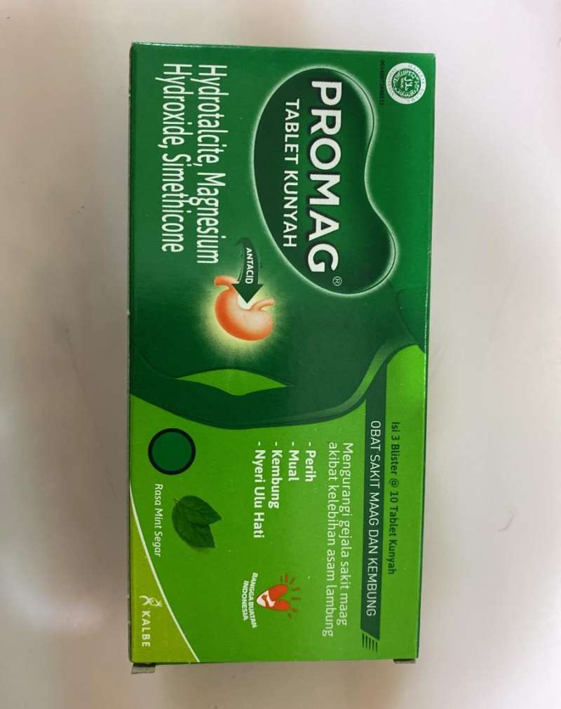 Jual Promag Obat Maag dan Kembung - 30 tablet di Seller daudsadikin93 ...