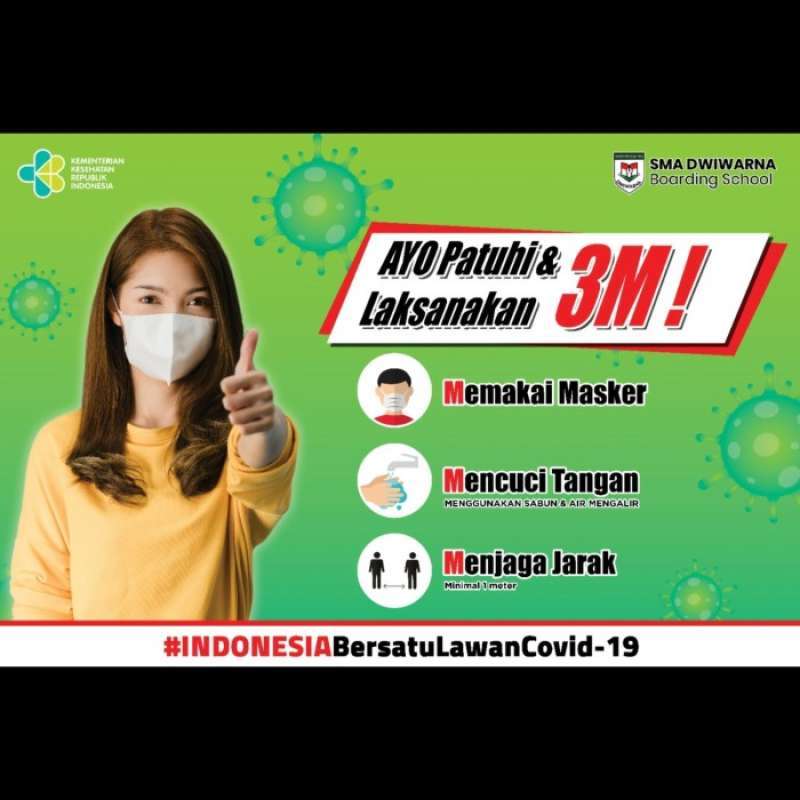 Promo Spanduk 3M Covid 19 ukuran 2x3 bahan flexi korea11oz. Diskon 23% ...
