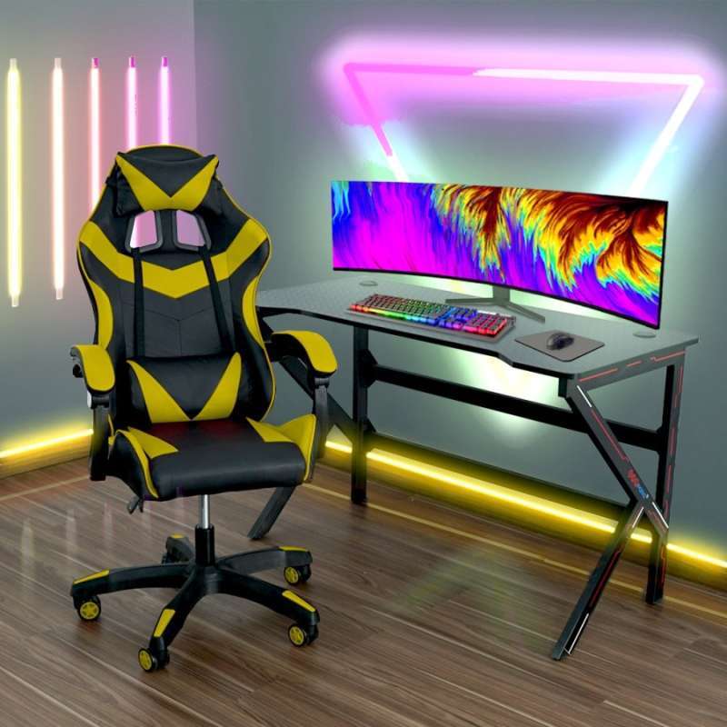 Jual Sapporo Muresk - Meja Set Gaming | Set Gaming Desk - Black ...