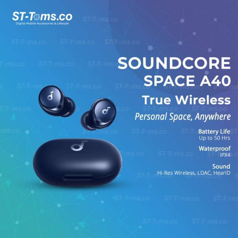 Jual Anker Soundcore Space A40 Anc True Wireless Tws With Ldac - A3936 ...