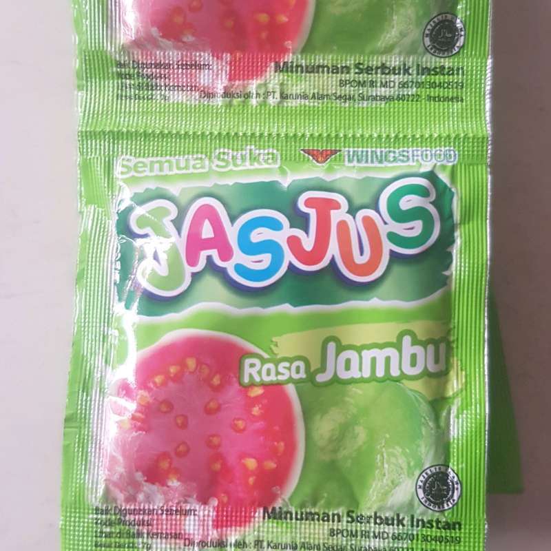 Jual Jasjus [7 gr x 50 sachet | 5 Renceng | 1 Pak] Jas jus Jambu Biji ...