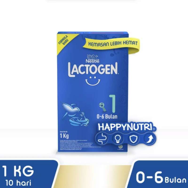 Jual NESTLE LACTOGEN 1 SUSU FORMULA 0-6 BULAN BOX 1KG / 1000GR di ...