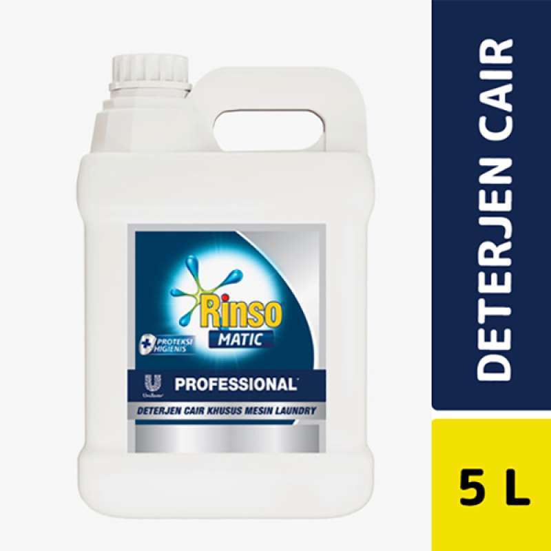 Jual RINSO Matic Liquid Detergent Professional 5 L di Seller Anggara ...