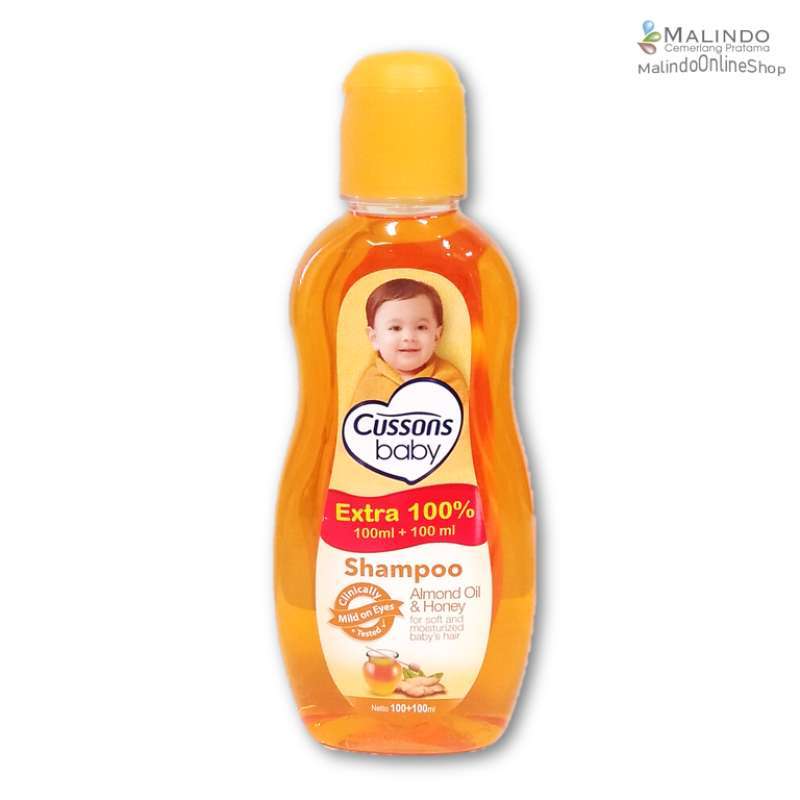 Jual CUSSONS BABY Shampoo 100ml - Extra 100% [Almond Oil & Honey] di ...