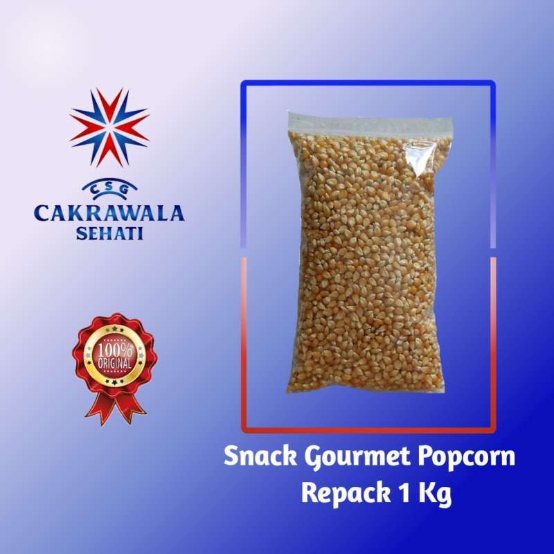 Jual Jagung Popcorn / Gourmet Popcorn / Snack Corps Repack 1 kg di ...