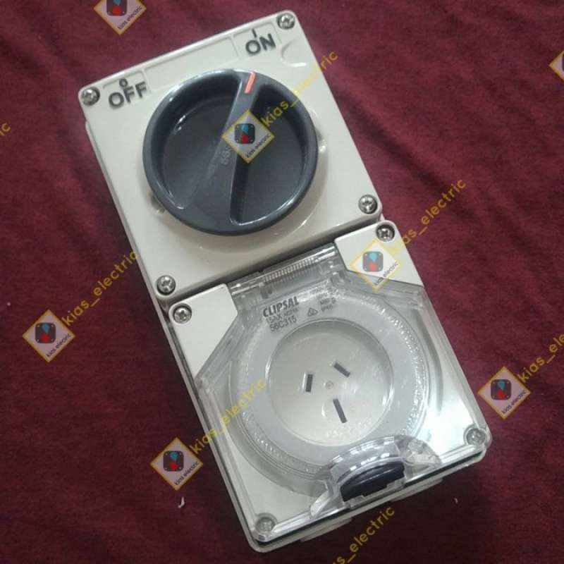 Promo RECEPTACLE SWITCH INDUSTRIAL CLIPSAL 56C315 IP66 Diskon 33% di ...