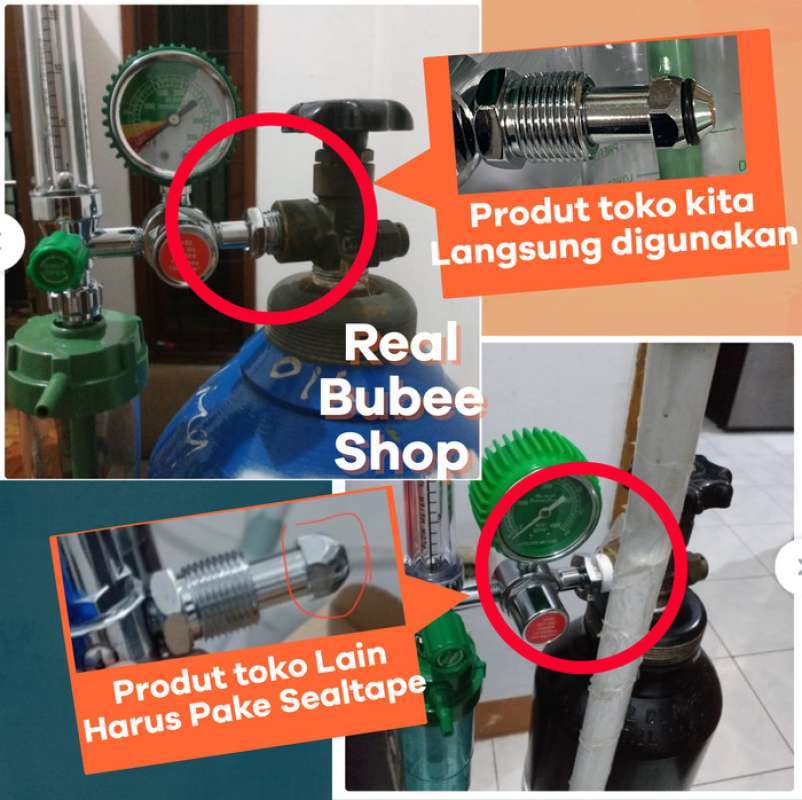 Jual Regulator Gas Oksigen Medis / Regulator Oxygen / Alat Bantu ...