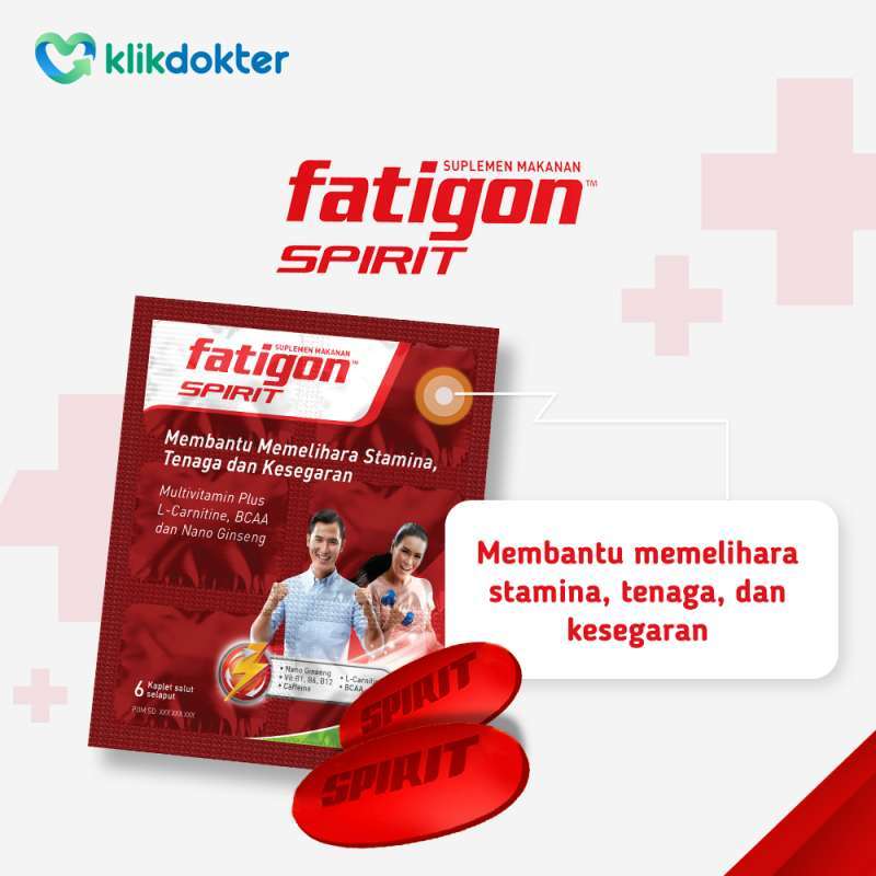 Jual Fatigon Spirit Multivitamin Stamina 1 Box (60) Di Seller ...