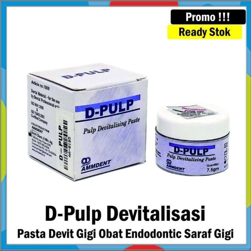 Promo D-PULP DEVITALISASI PULPA PASTA DEVIT GIGI OBAT ENDODONTIC SARAF GIGI Diskon 33% di Seller ...