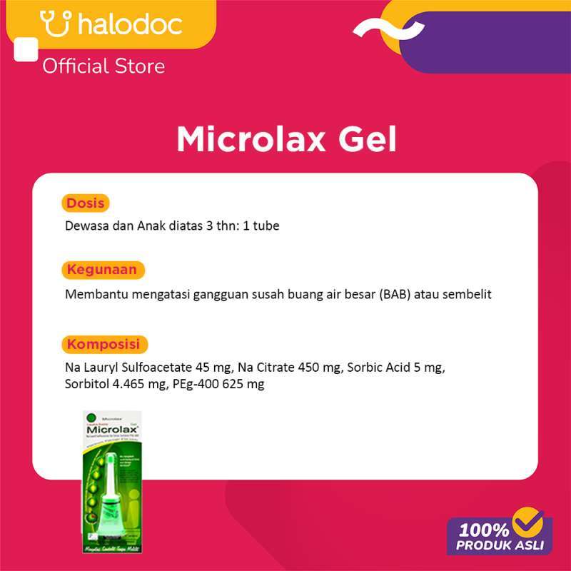 Jual Microlax Gel 5 Ml di Seller Halodoc Official Store - APOTIK ...