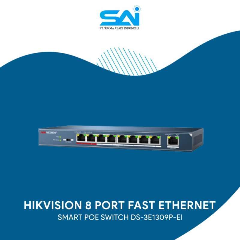 Jual Hikvision 8 Port Fast Ethernet Smart Poe Switch Ds-3e1309p-ei Di Seller Expert Gallery ...