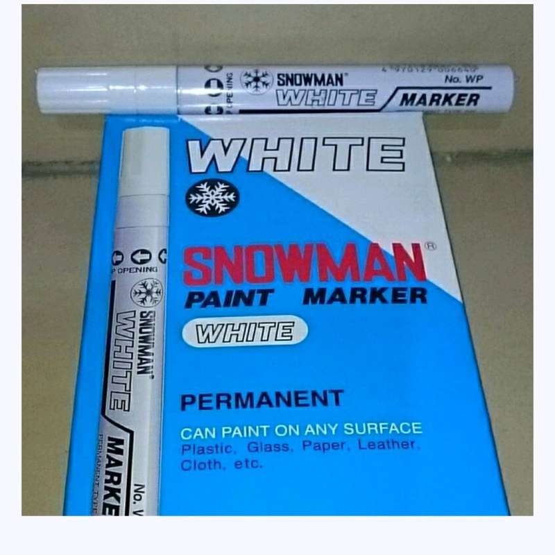Jual Snowman Spidol Putih Spidol Snowman Putih Permanen Di Seller Toko Andy Tanjung Duren