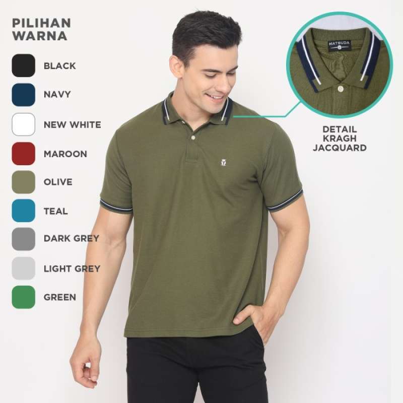 Promo Matsuda Kaos Polo Shirt Pria Kerah Chikuma - Navy, M Diskon 16% Di Seller Jbe Mart - Petir ...