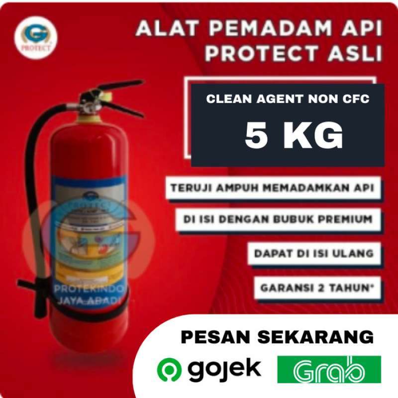 Promo Apar 5 Kg Protect Non Halon Non Cfc / Alat Pemadam Api / Clean ...