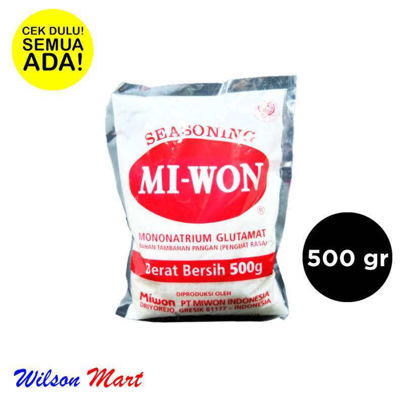 Jual Miwon Seasoning 500 Gram Micin Mi Won Penyedap Penguat Rasa Di ...