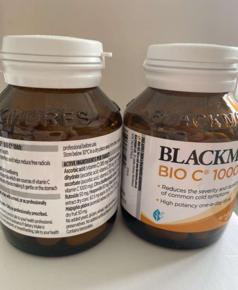 Jual Vitamin C 1000 Mg Blackmores/vitamin Blackmores Asli Original ...