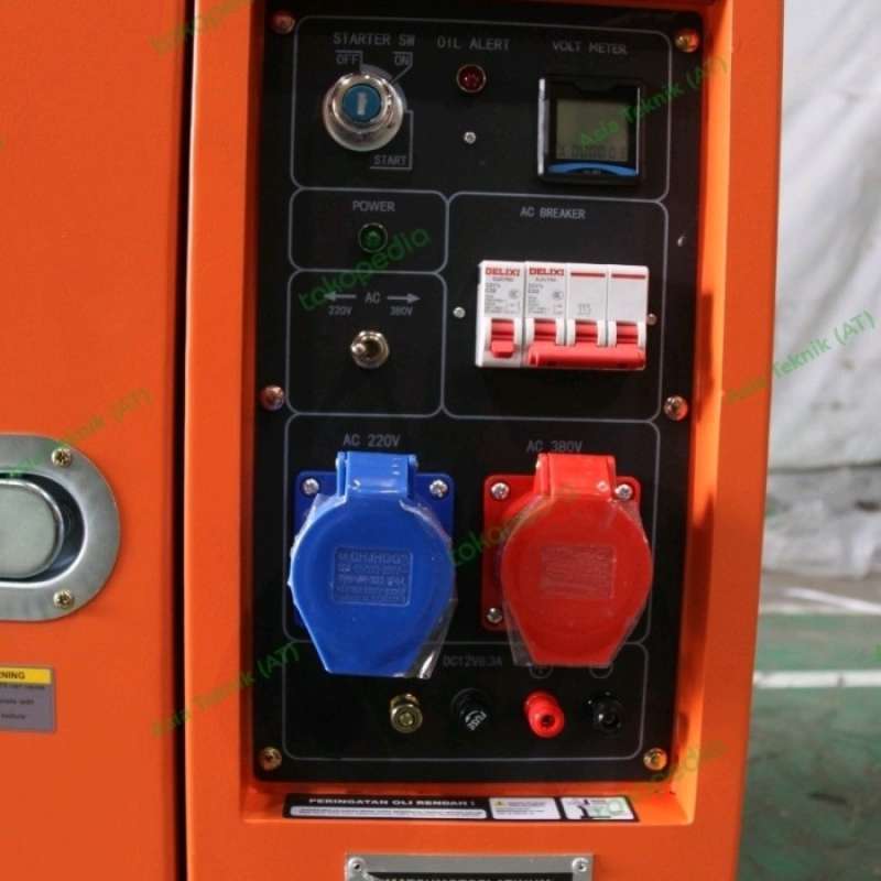 Jual Genset Silent 10 Kva Maks 7500 Watt 1 Phase.. Diesel Generator ...