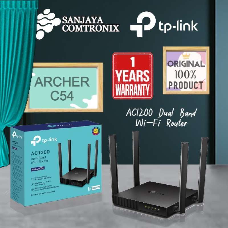 Jual Archer C54 Ac1200 Dual Band Wi-fi Router Archer C54 Di Seller ...