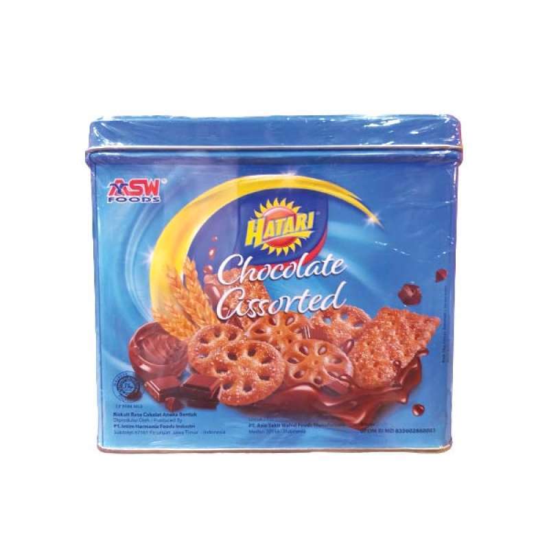 Jual ASW HATARI BISCUIT CHOCOLATE ASSORTED TIN 350 GR di Seller ...