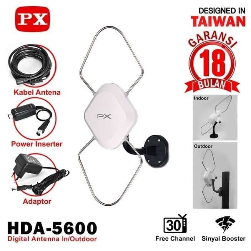 Promo Antenna digital PX DA-5600 antena televisi digital indoor outdoor ...
