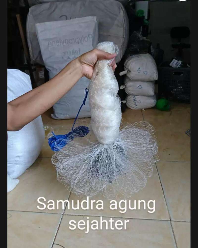 Jual jala ikan Dan udang senar tinggi 15 feet atau 4,5 meter lubang 2 ...
