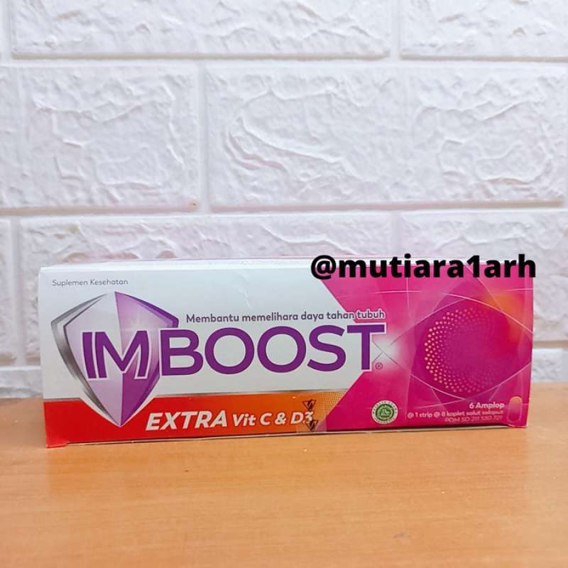 Promo IMBOOST EXTRA VIT C & VIT D3 KAPLET BOX 48 TABLET Diskon 33% di ...