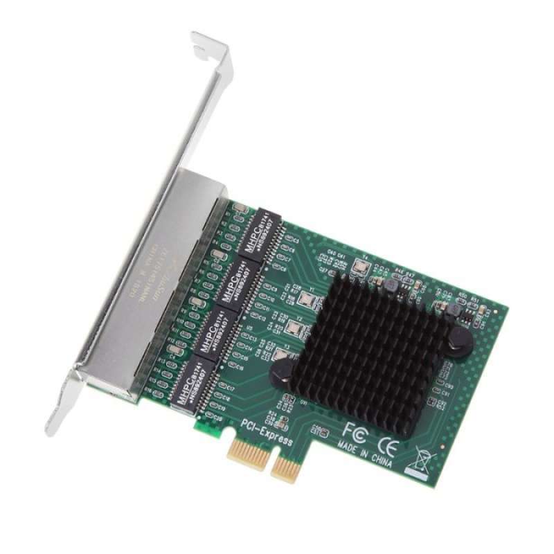 Jual Lan Card 4 Port Pcie Realtek Gigabit Lan Ethernet Quad Port High ...
