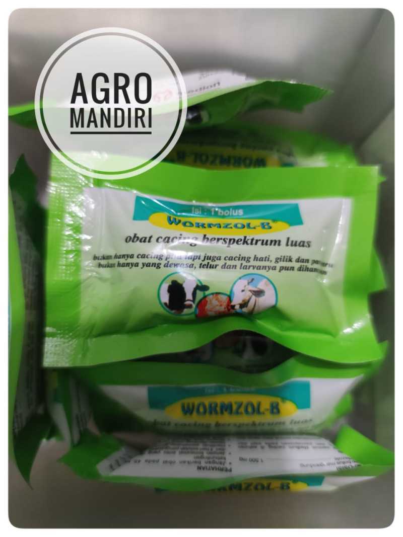 Jual Wormzol B 1 Bolus Obat Cacing Hewan Sapi Kerbau Kambing di Seller ...