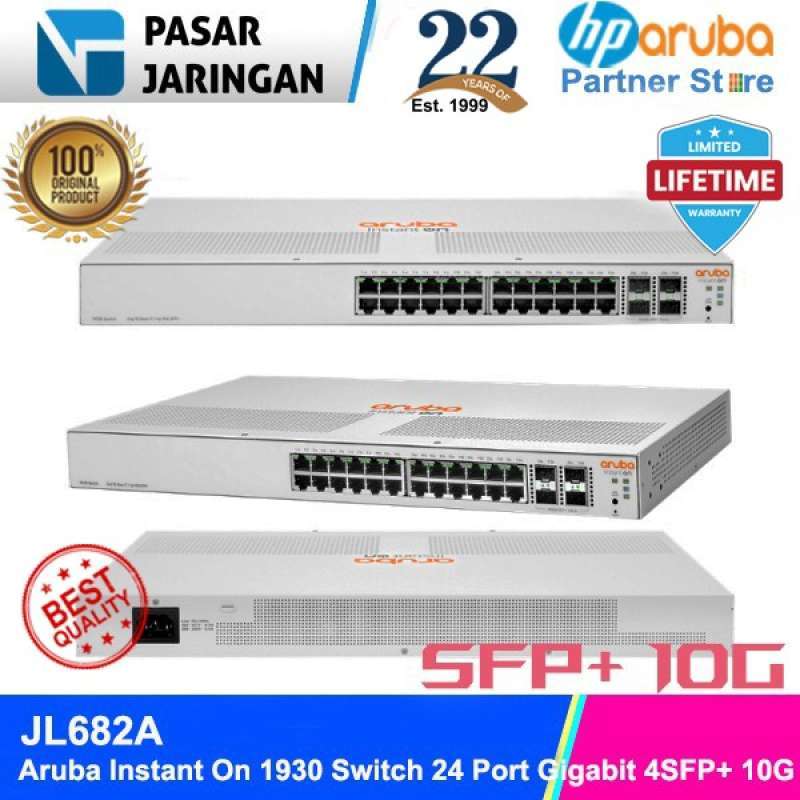 Jual Jl682a Hpe Aruba Instant On 1930 Switch 24 Port Gigabit 4sfp+ 10g ...