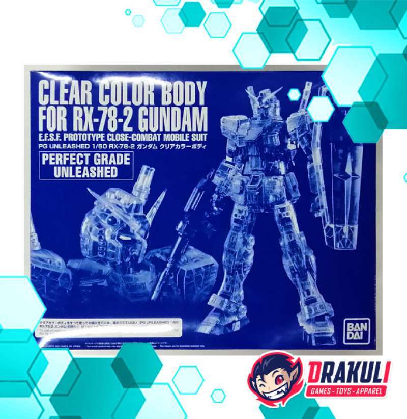 Promo BANDAI Plamo 1/60 PG Unleashed Clear Color Body For RX-78-2 ...
