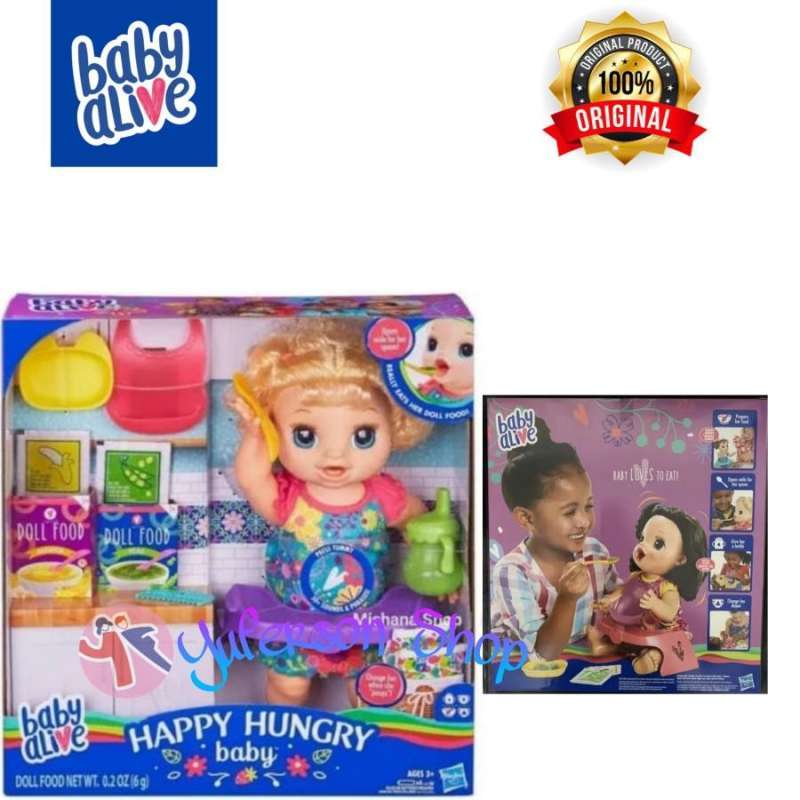 Jual BABY ALIVE HAPPY HUNGRY BABY / Bisa makan, pup, minum, dan pipis ...