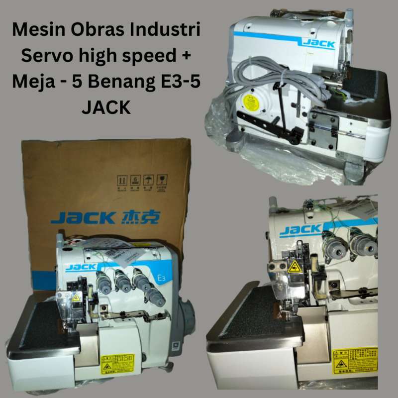 Jual Jack E3 Mesin Obras Industri Servo High Speed + Meja E3/5 Jack Di Seller Hoki Jaya Sukses ...