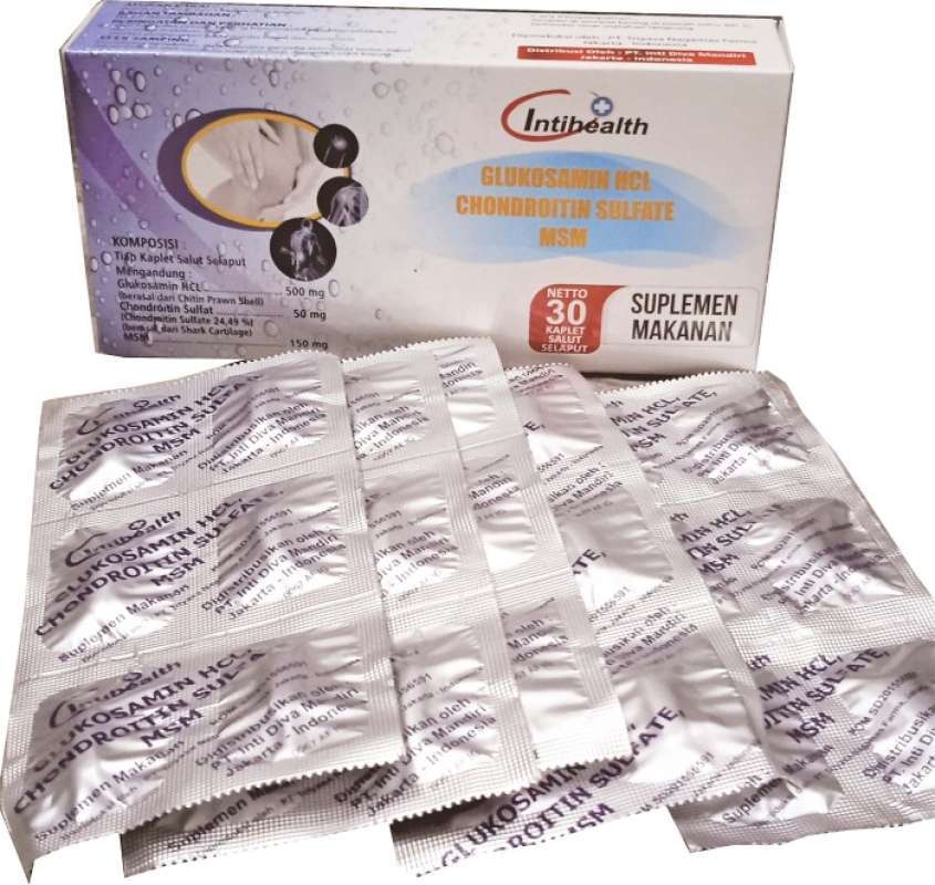 Jual Intihealth Glukosamin Vit Sendi HCL Chondroitin Sulfate MSM 30 ...