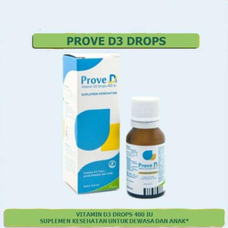 Jual Prove D3 Drop - Vitamin D3 400 Iu Tetes 12.5 Ml Untuk Dewasa Dan ...