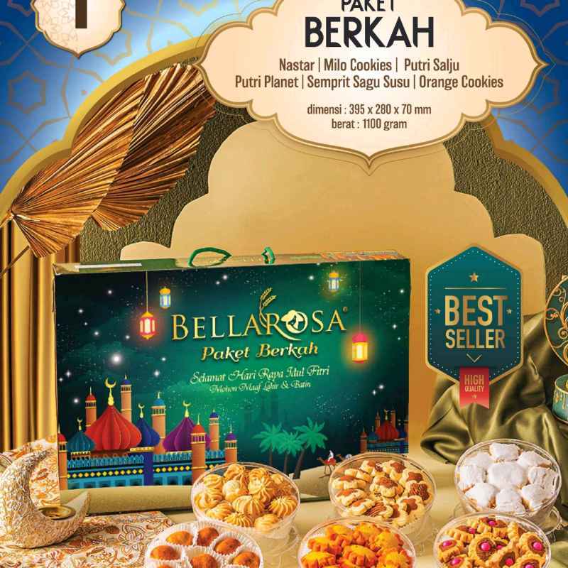 Jual Bellarosa Paket Berkah Parcel Kue Kering Parsel Lebaran Di Seller ...