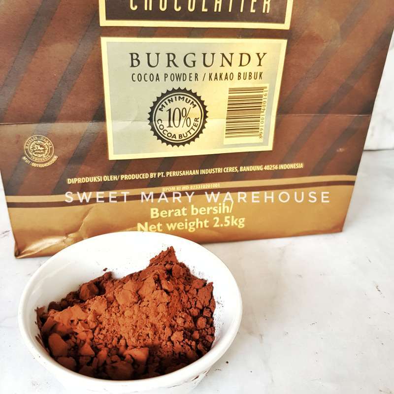 Jual Tulip Chocolatier Burgundy Cocoa Powder 250gr Coklat Bubuk Kakao ...