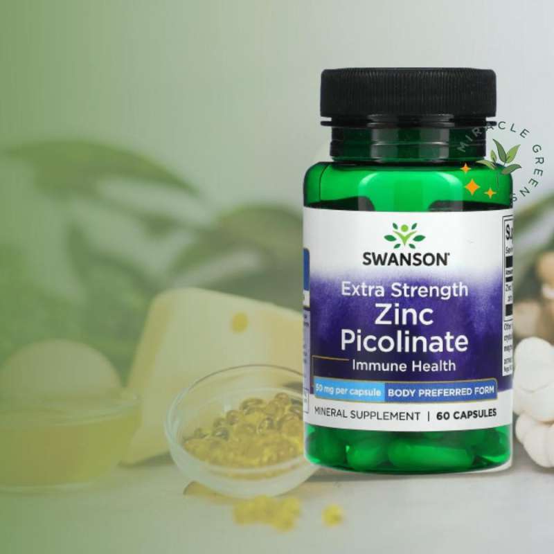 Promo Swanson Zinc Picolinate Extra Strength 50 Mg 60 Capsules Diskon 4 ...
