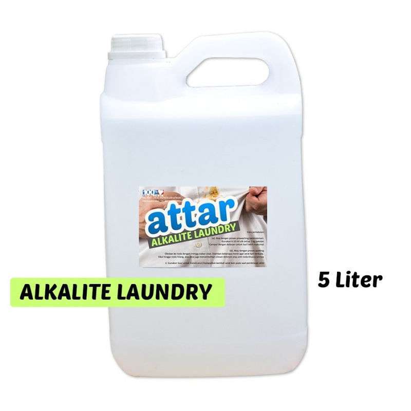 Jual Alkali Alkalite Laundry Attar 5 Liter - Penghilang Noda Minyak ...